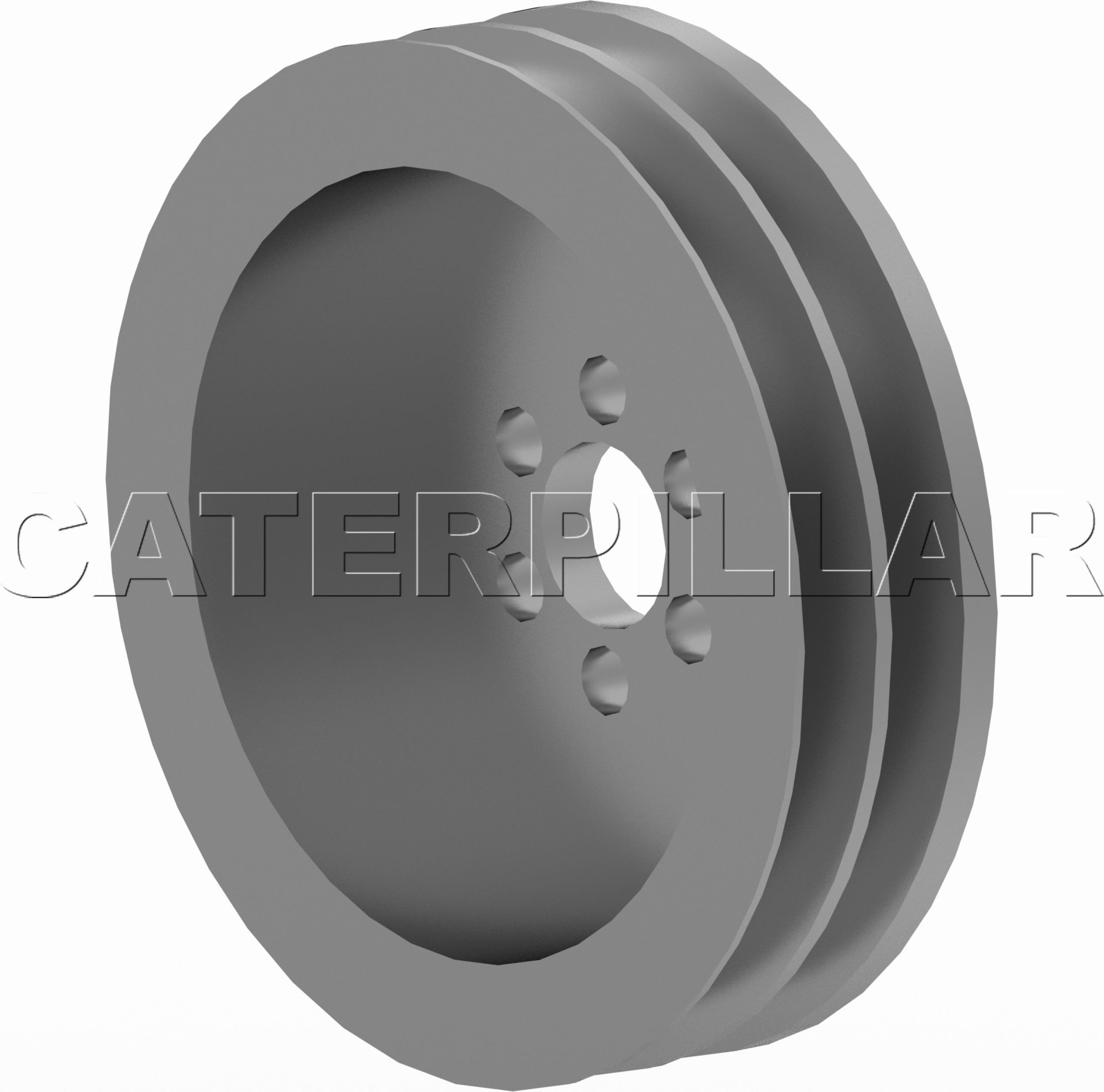 136-4295: 2 Groove Crankshaft Pulley | Cat® Parts Store