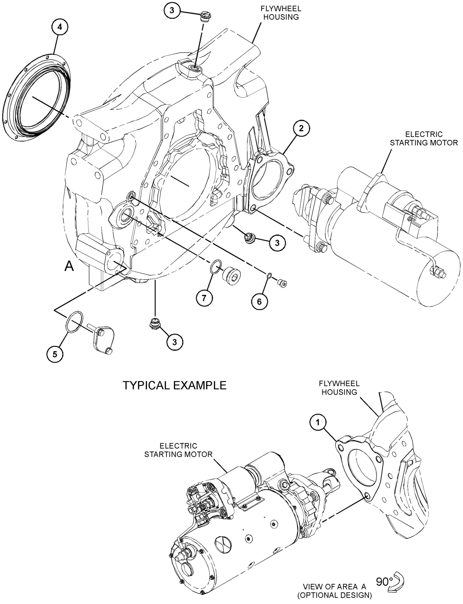 450-2544: Flywheel Housing Gasket Kit - Rear Structure | Cat® Parts Store