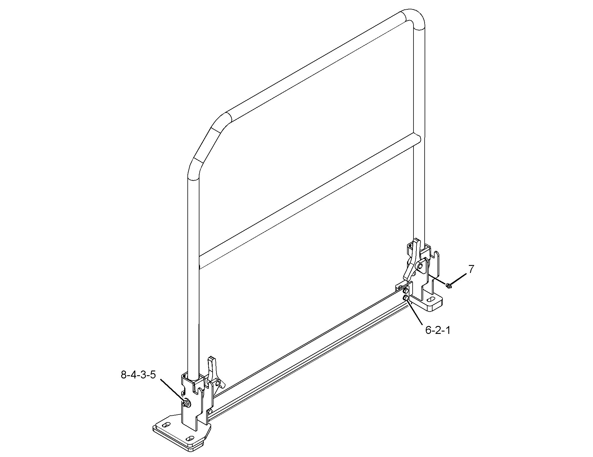 453-8707: Rear Frame Handrail | Cat® Parts Store
