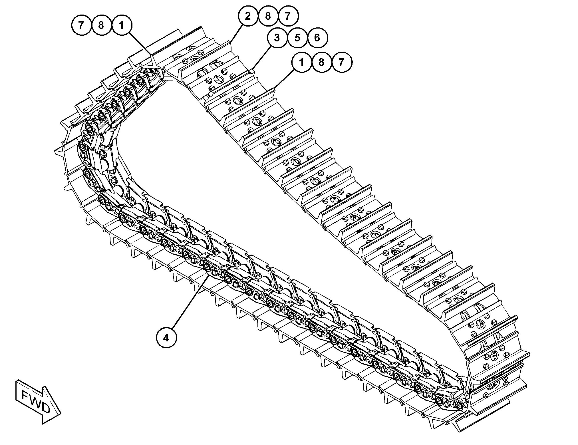 495-3886: MTO TRACK GP | Cat® Parts Store