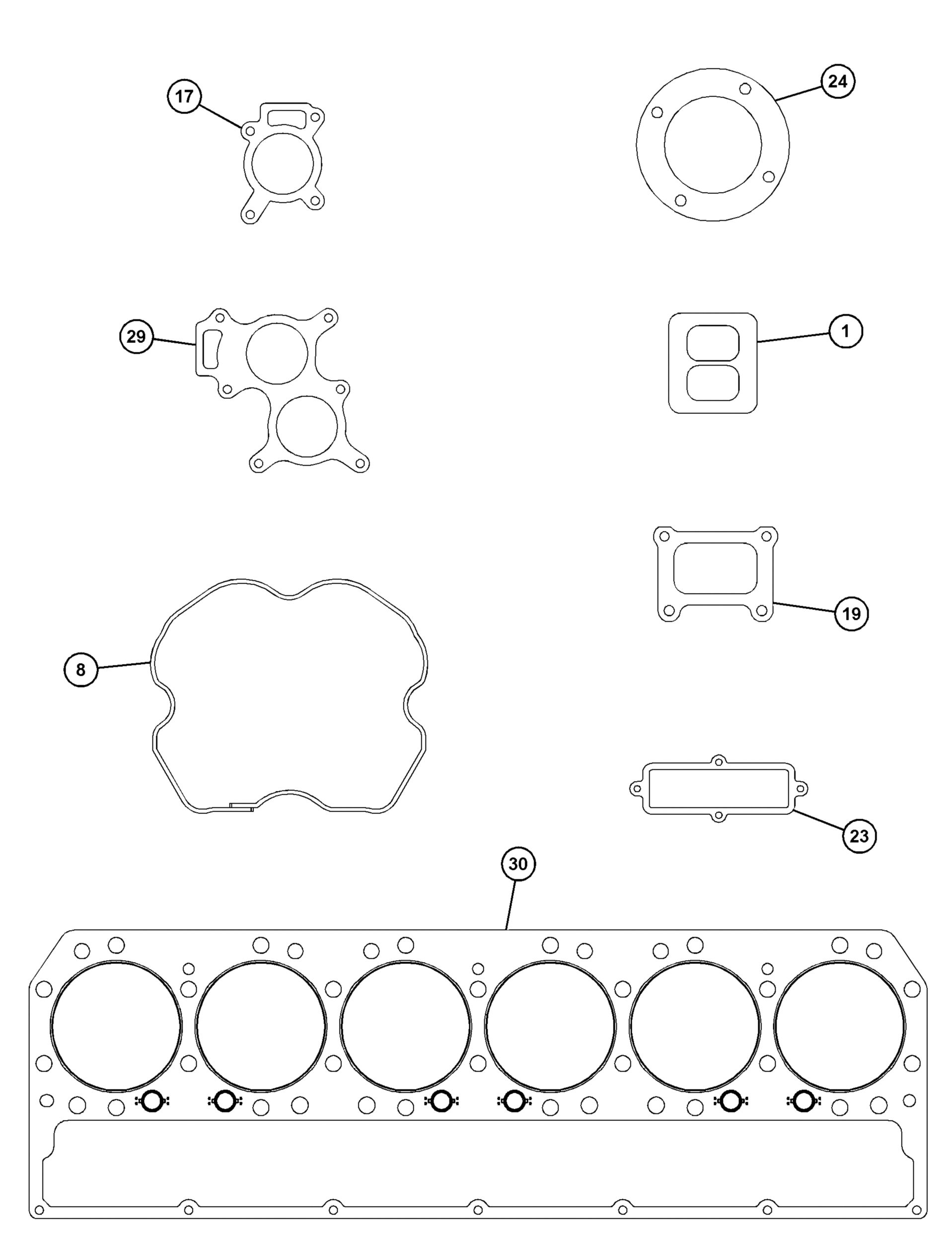 470-0403: Single Cylinder Head Install Kit | Cat® Parts Store