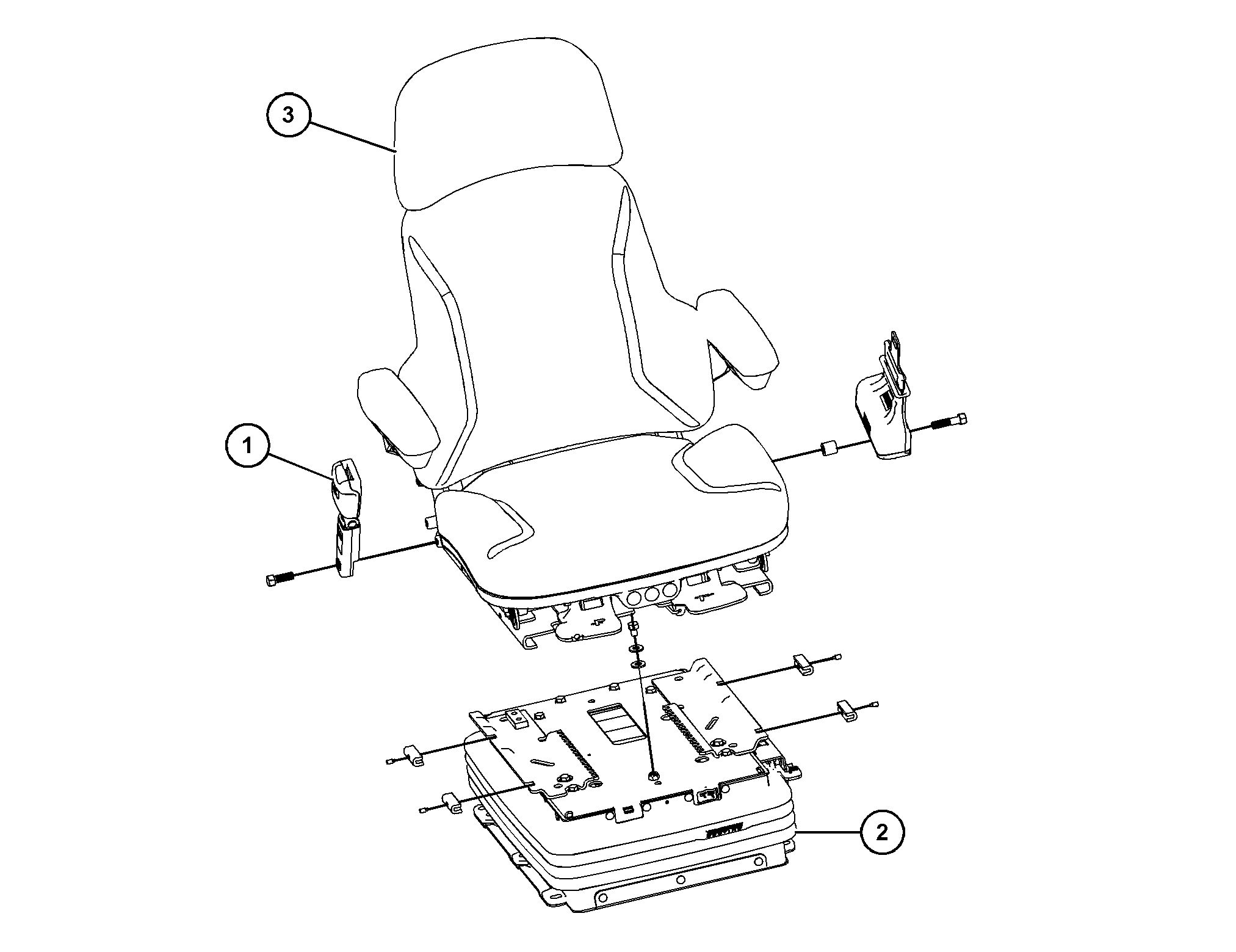 443-8241: SEAT GP-SUSP | Cat® Parts Store