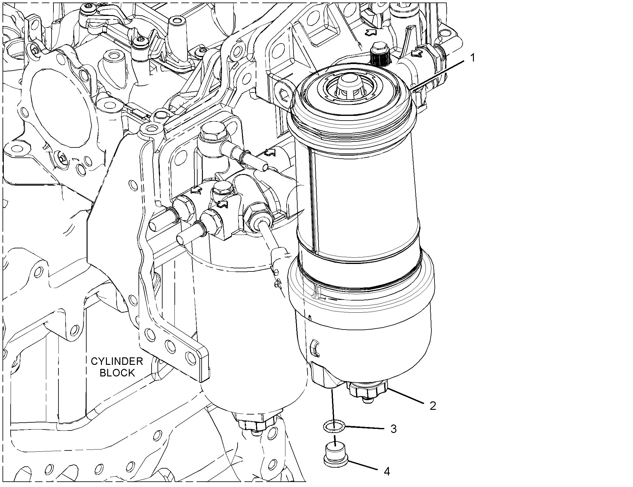 363-6571: Filtro de combustible | Cat® Parts Store
