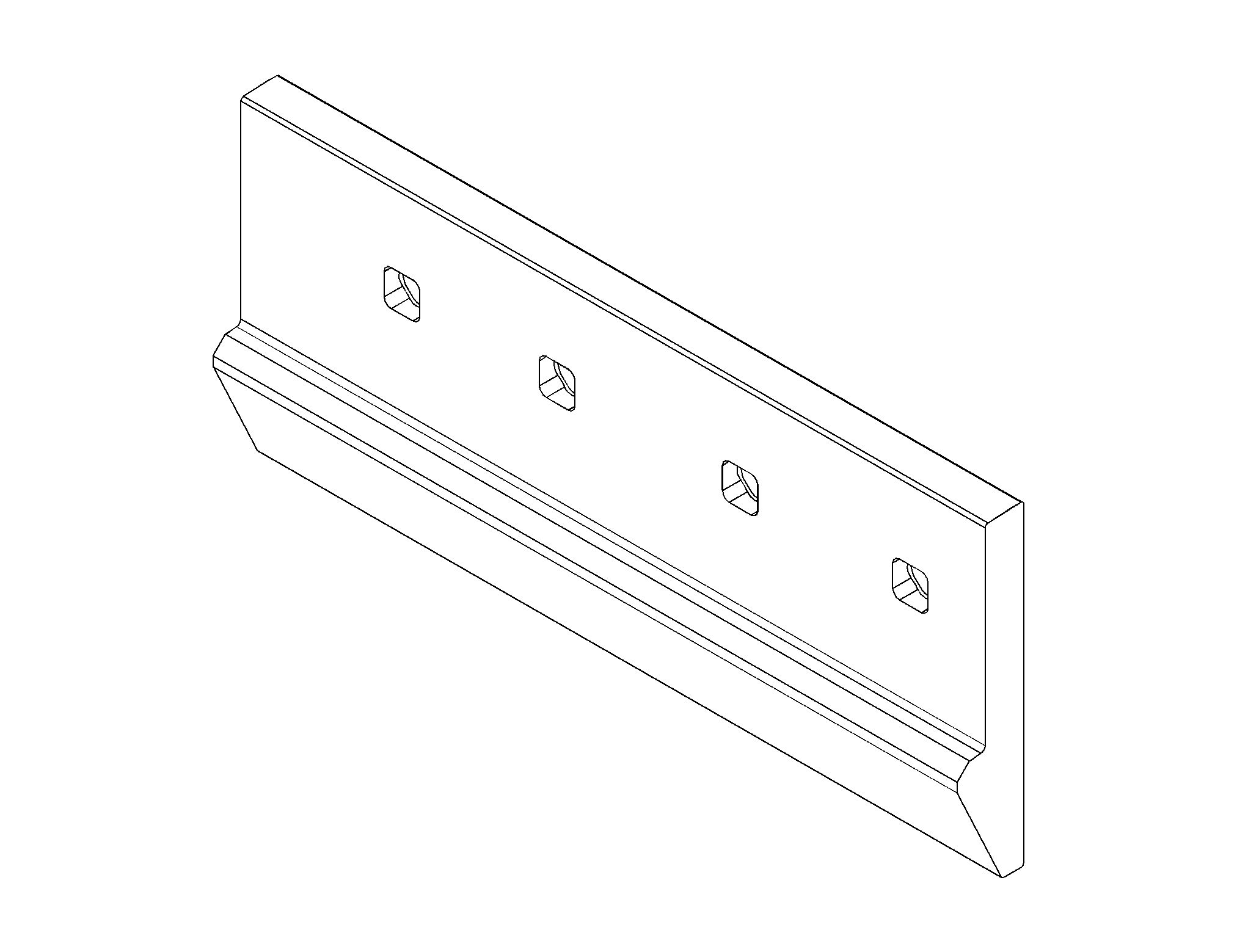 515-3339: Half Arrow Cutting Edge | Cat® Parts Store
