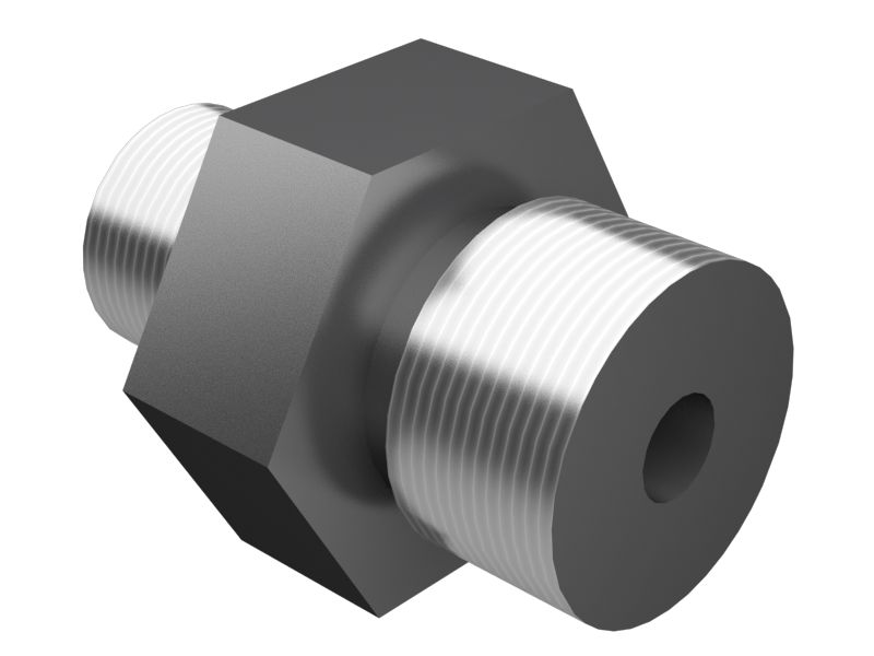 9X-0261: 7/16" X 9/16" Thread Orifice Straight Adapter | Cat® Parts Store