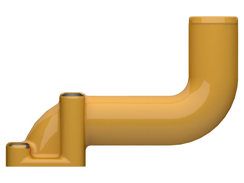 342-1669: 38.8mm ID Air Inlet Elbow Tube | CATCorp