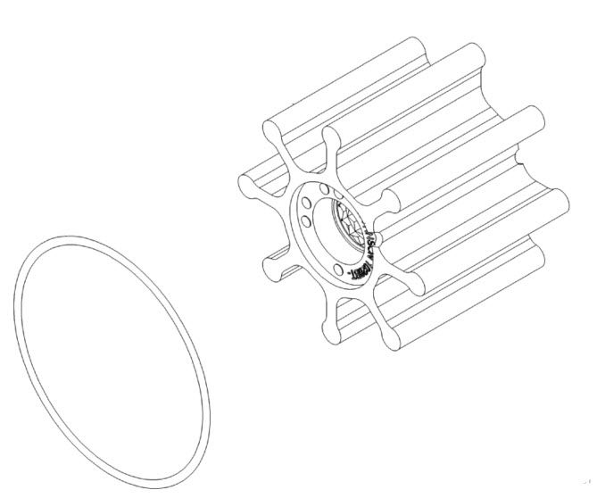 491-7733: Auxiliary Water Pump | Cat® Parts Store