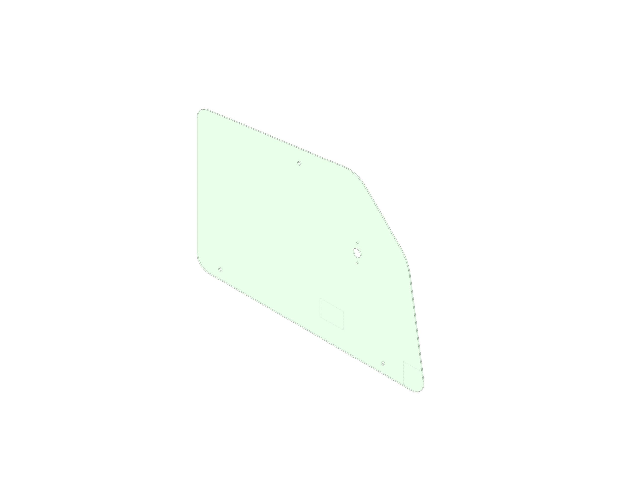 164-1064: 568mm Height Safety Glass | Cat® Parts Store