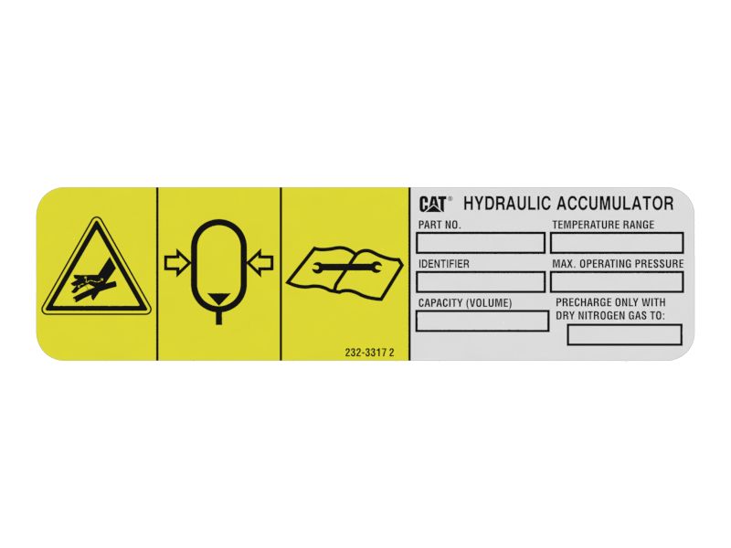 232-3317: Film-Warning | Cat® Parts Store