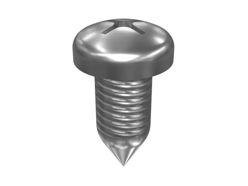 329-3707: No. 6 (.138)"-18 x 3/8" Rounded Pan Head Slotted Screw | Cat ...