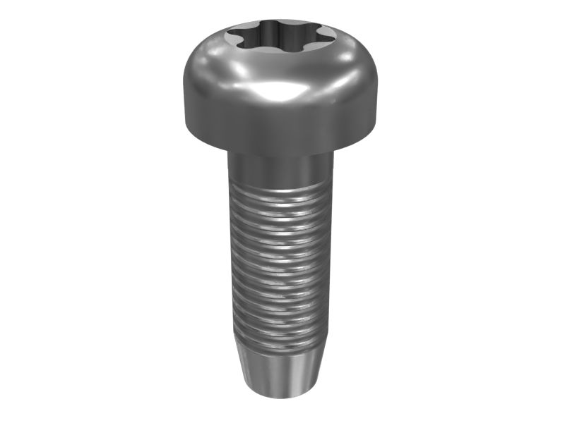 419-4242: M4-1.5 x 12mm Rounded Pan Head Hexalobular Screw | Cat® Parts ...