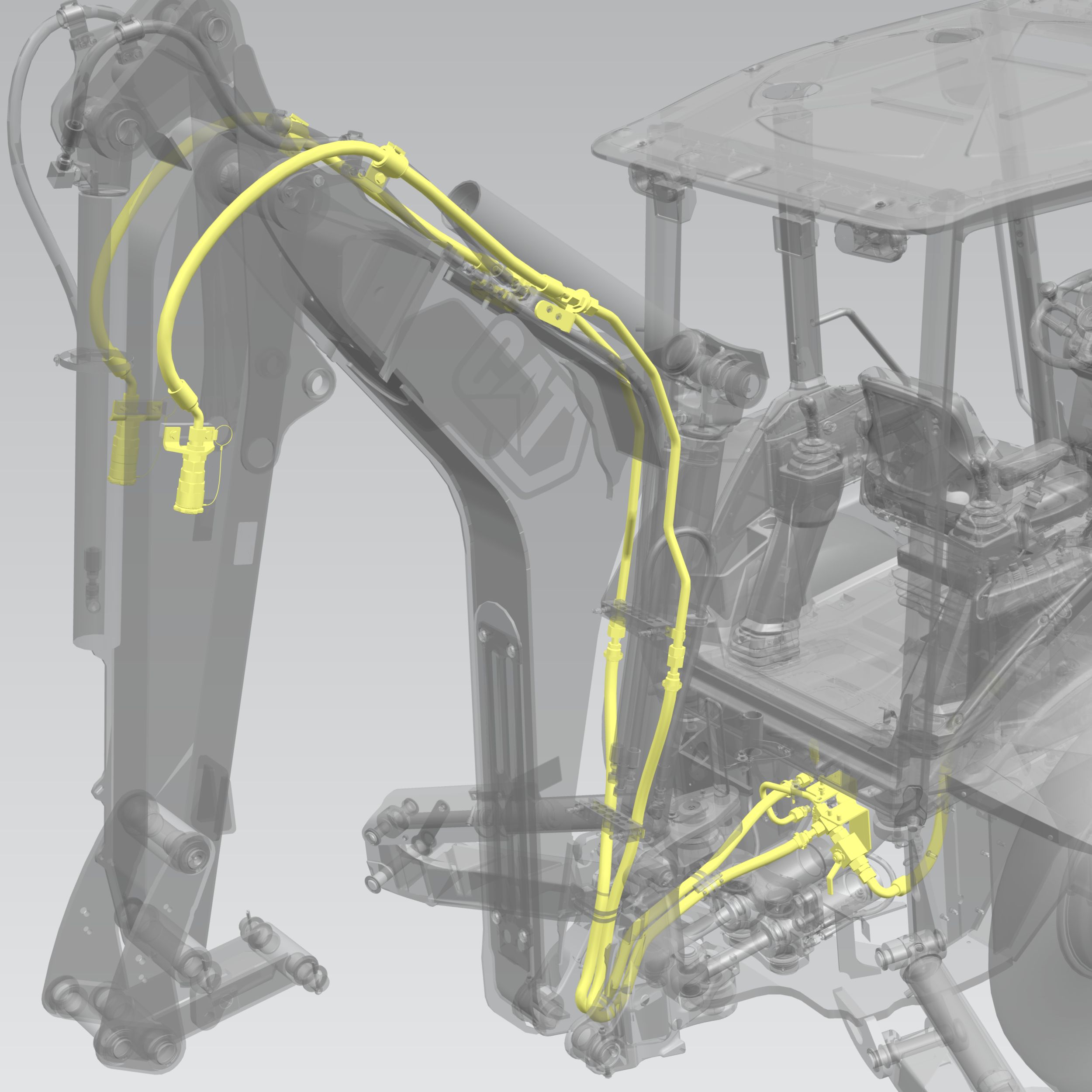 577-8616: Standard Stick Combined Auxiliary Lines kit, Pilot | Cat ...