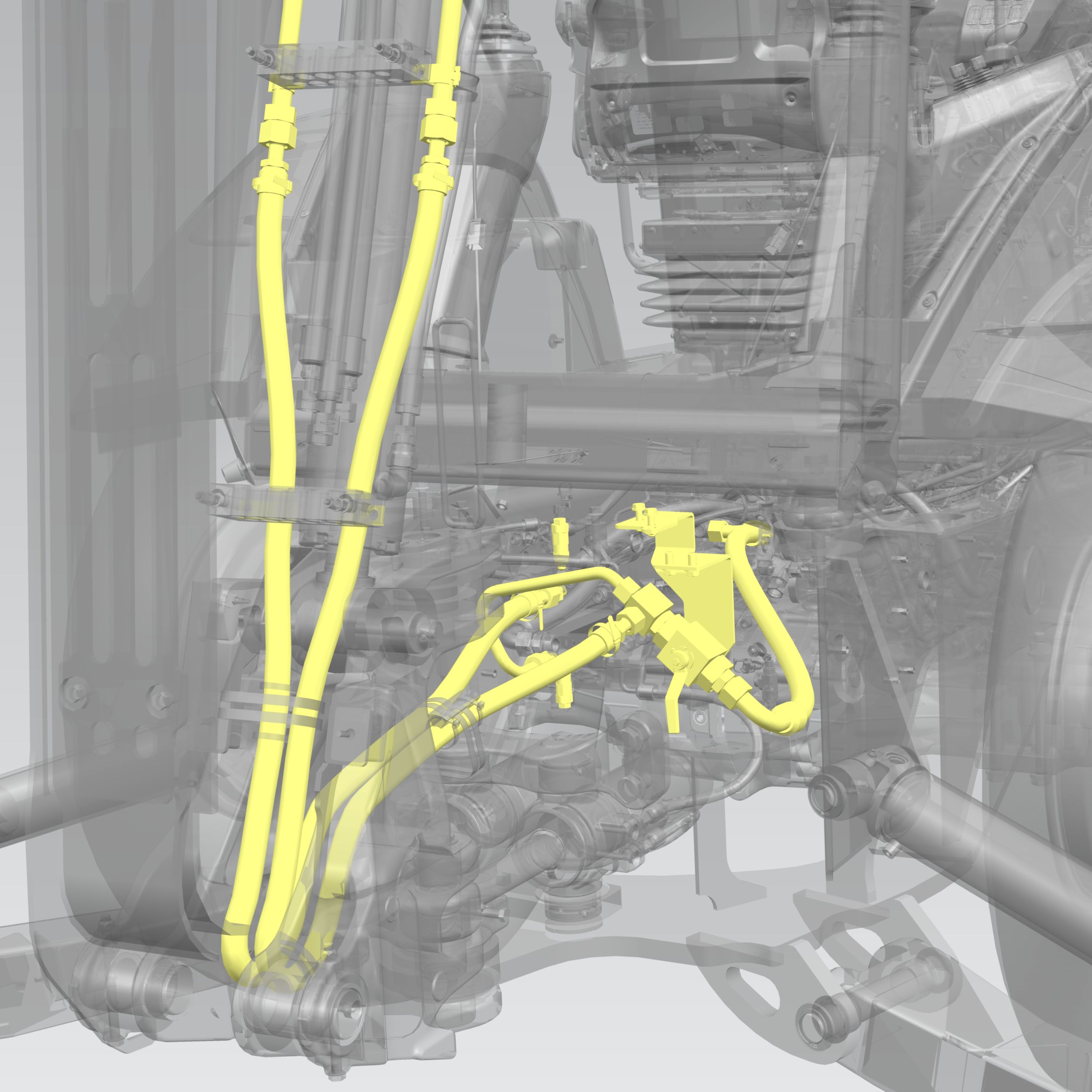 577-8616: Standard Stick Combined Auxiliary Lines kit, Pilot | Cat ...