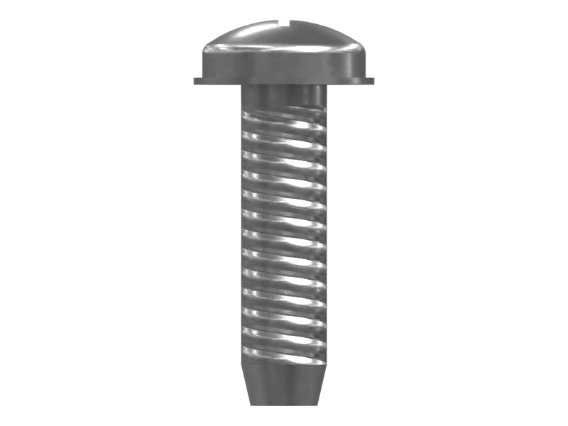 441-1993: No. 10 (.190)"-32 x 3/4" Rounded Pan Head Cross Slot Screw ...
