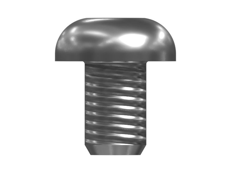 285-3944: No. 8 (.164)"-32 x 1/4" Rounded Pan Head Hexalobular Screw ...