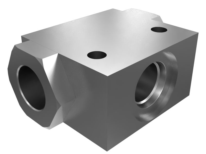 8J-6173: 72.14mm Long Shuttle Tee Valve Body | CATCorp