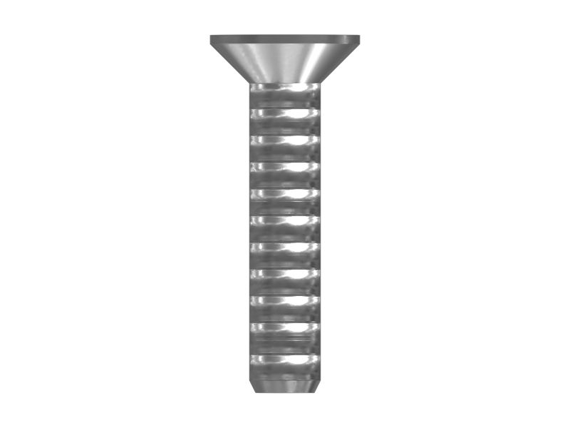 439-1288: M4-0.7 x 20mm Countersunk Flat Head Cross Slot Screw | Cat ...