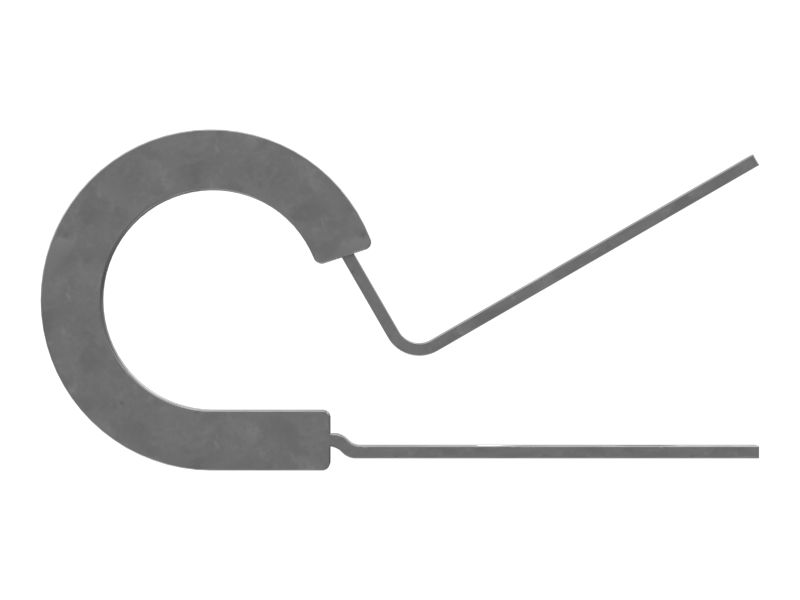 263-6342: 15.00mm Inner Diameter Single Tube Half Loop Clip | CATCorp