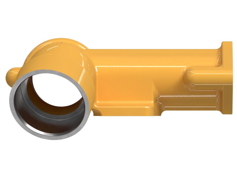 244-5867: 84mm Outer Diameter Oil Cooler Bypass Elbow | CATCorp