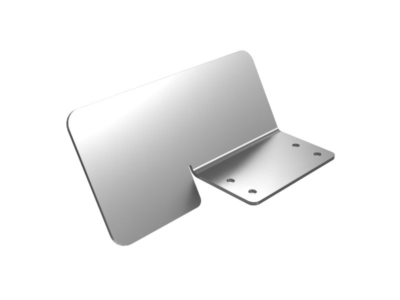 231-1947: 5mm Thick Glare Shield Bracket | CATCorp