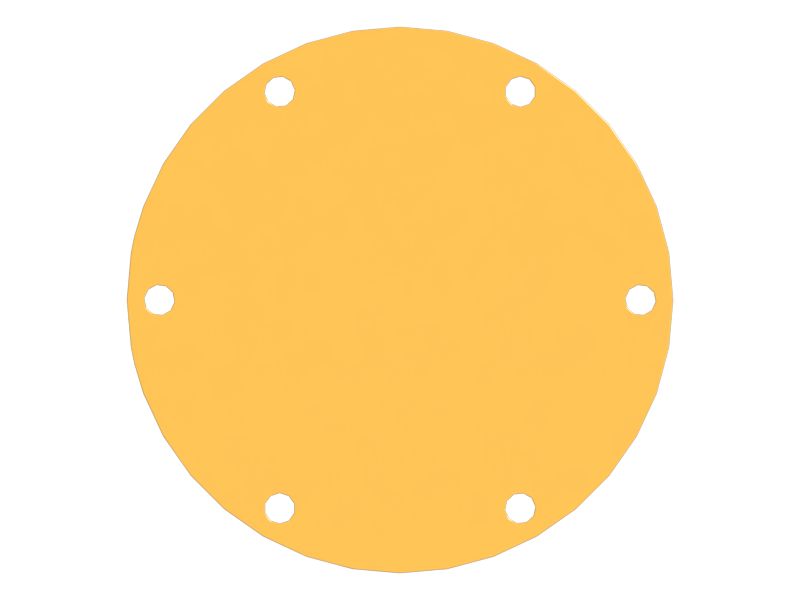 604-1041: 5mm Thick Round Plate Cover | CATCorp