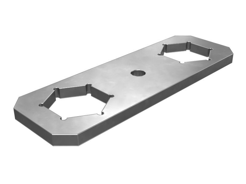 471-0589: 8mm Thick Axle Frame Support Plate | Cat® Parts Store