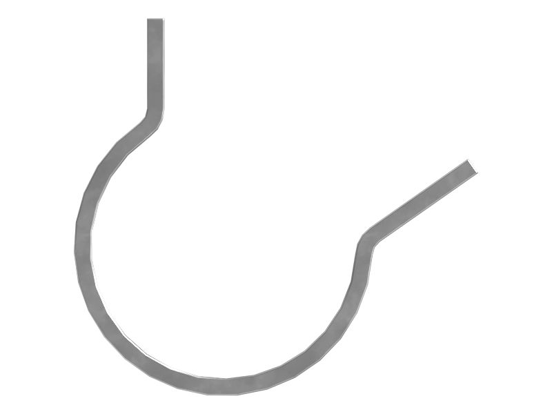 447-4050: 6mm Thick U Clamp | CATCorp