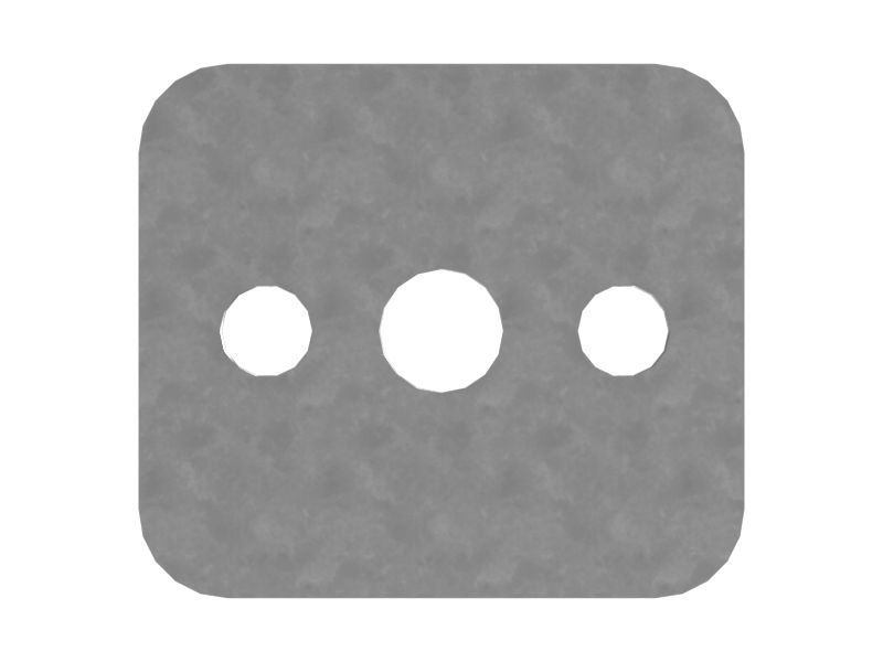 597-9010: 16mm Thick Tapped Plate | Cat® Parts Store