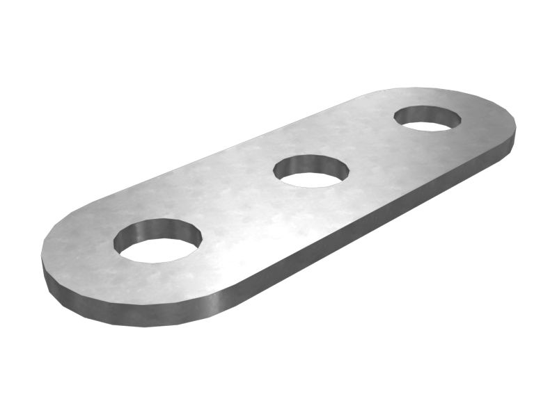 587-6739: 3 mm Thick Wheel Chock Mounting Plate | CATCorp
