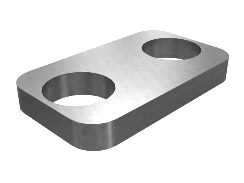 436-3956: 10mm Thick Center Mounting Plate | CATCorp
