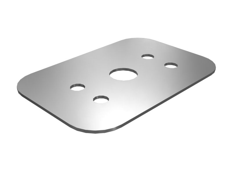 115-6807: 2mm Thick Defroster Fan Mount Plate | CATCorp