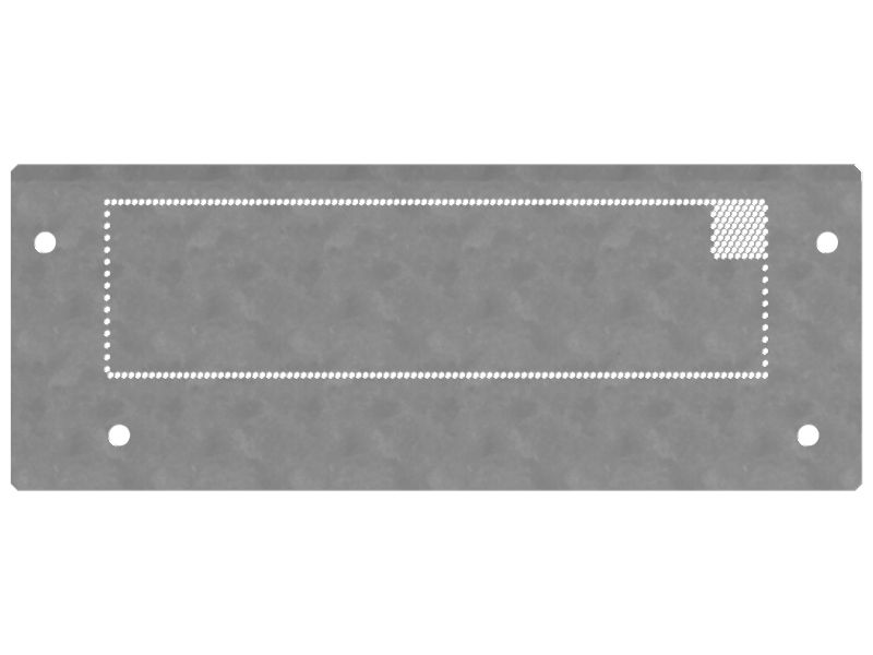 607-9351: 1.6mm Thick Engine Hood Enclosure Sheet | CATCorp