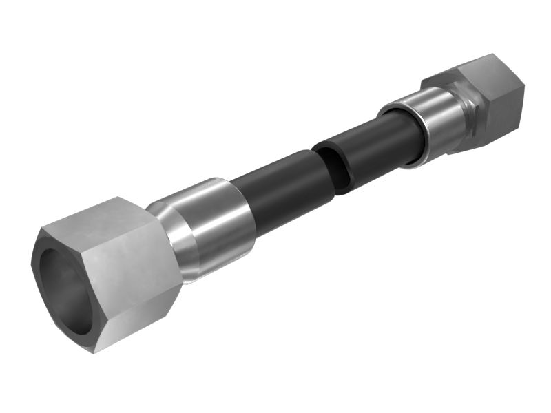 528-3158: Medium Pressure High Temperature Teflon Lined Hose Assembly ...