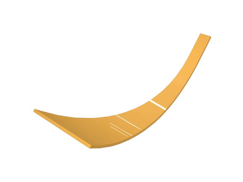 6Y-1817: 8mm Thick Angling Blade Cutting Edge Wear Plate | Cat® Parts Store