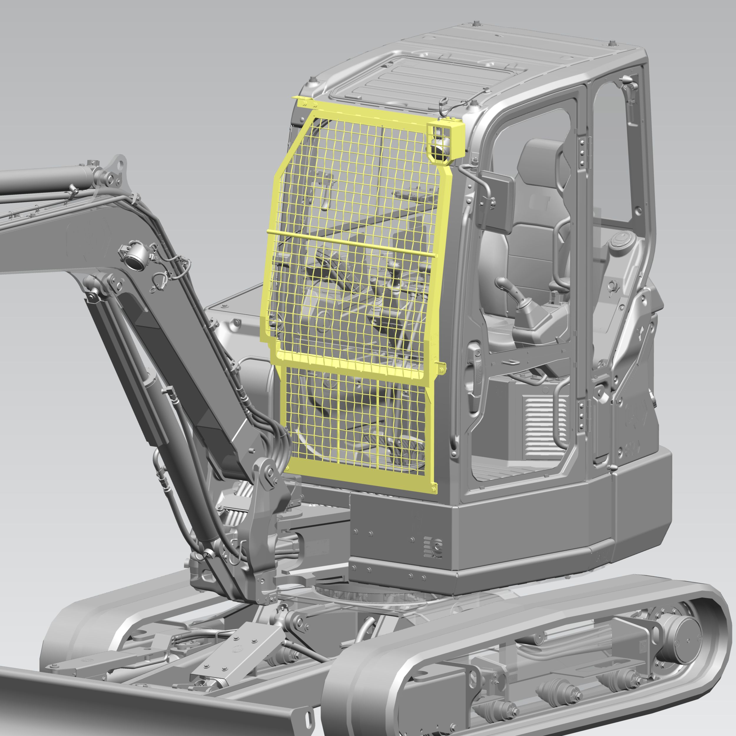 610-2066: Front Guard Kit, Mesh Cab | CATCorp