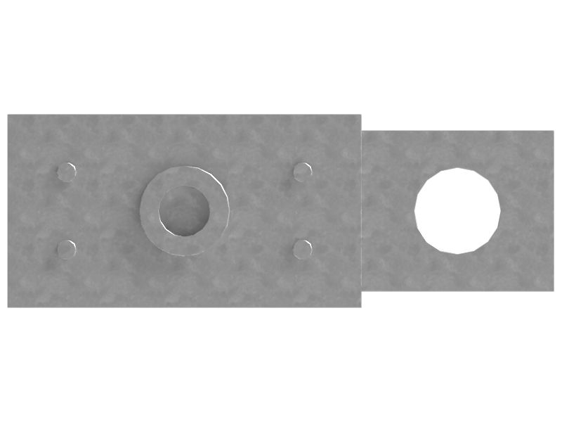 228-5778: 85mm Length Fuel Lines Mounting Plate | CATCorp