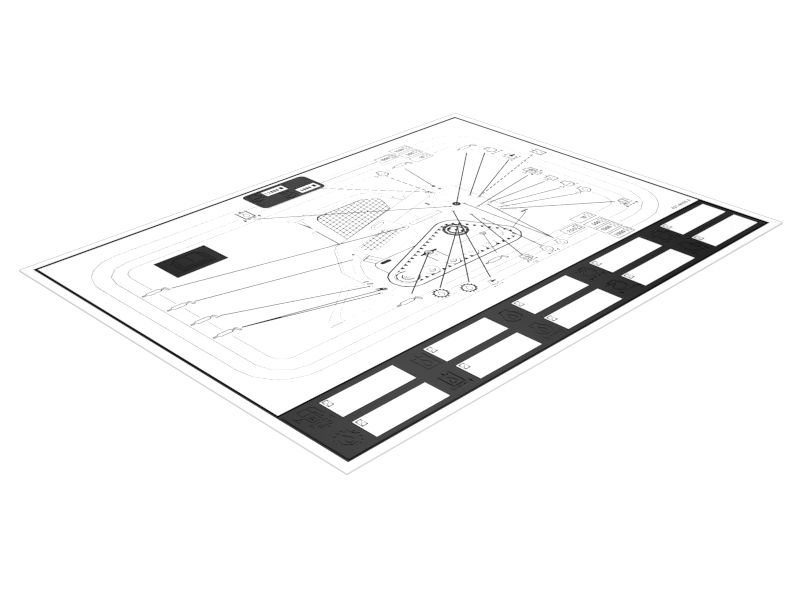 421-0033: Lubrication Service Chart Identification Film Label | Cat ...