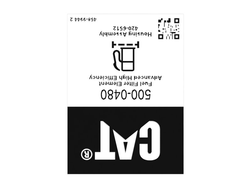 458-9944: Fuel Filter Identification Film Label | CATCorp