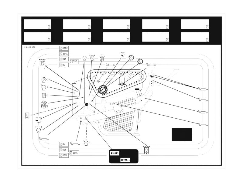 421-0033: Lubrication Service Chart Identification Film Label | Cat ...