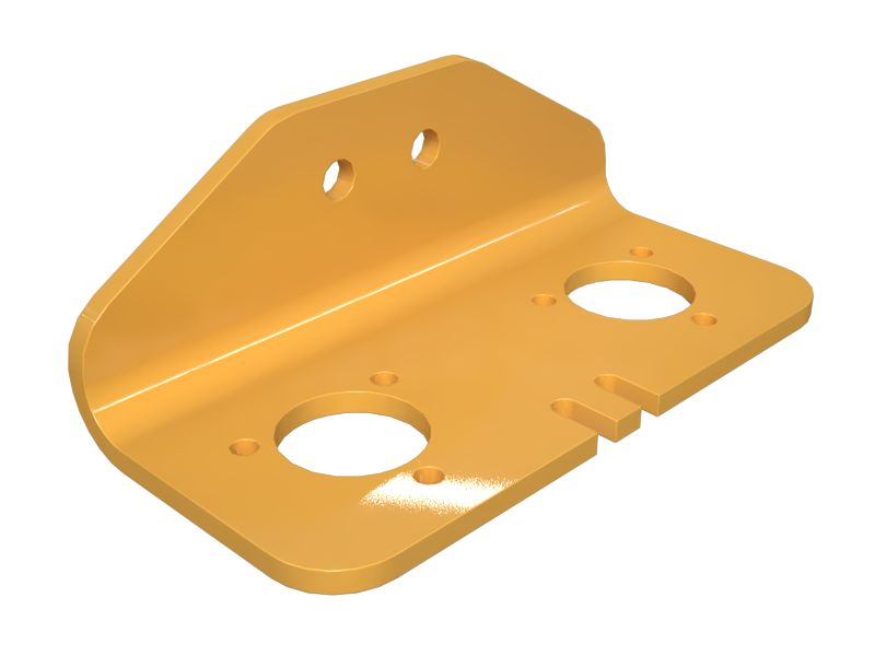 341-8384: 10mm Thick Ride Control Lines Mounting Bracket | CATCorp