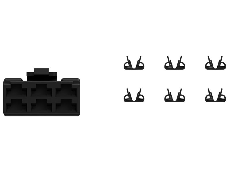 234-8762: 6 Pole Connector Receptacle | CATCorp