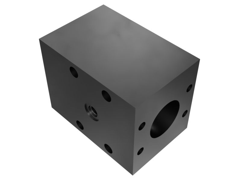 125-5114: 150mm Length Hydraulic Flange Block | Cat® Parts Store