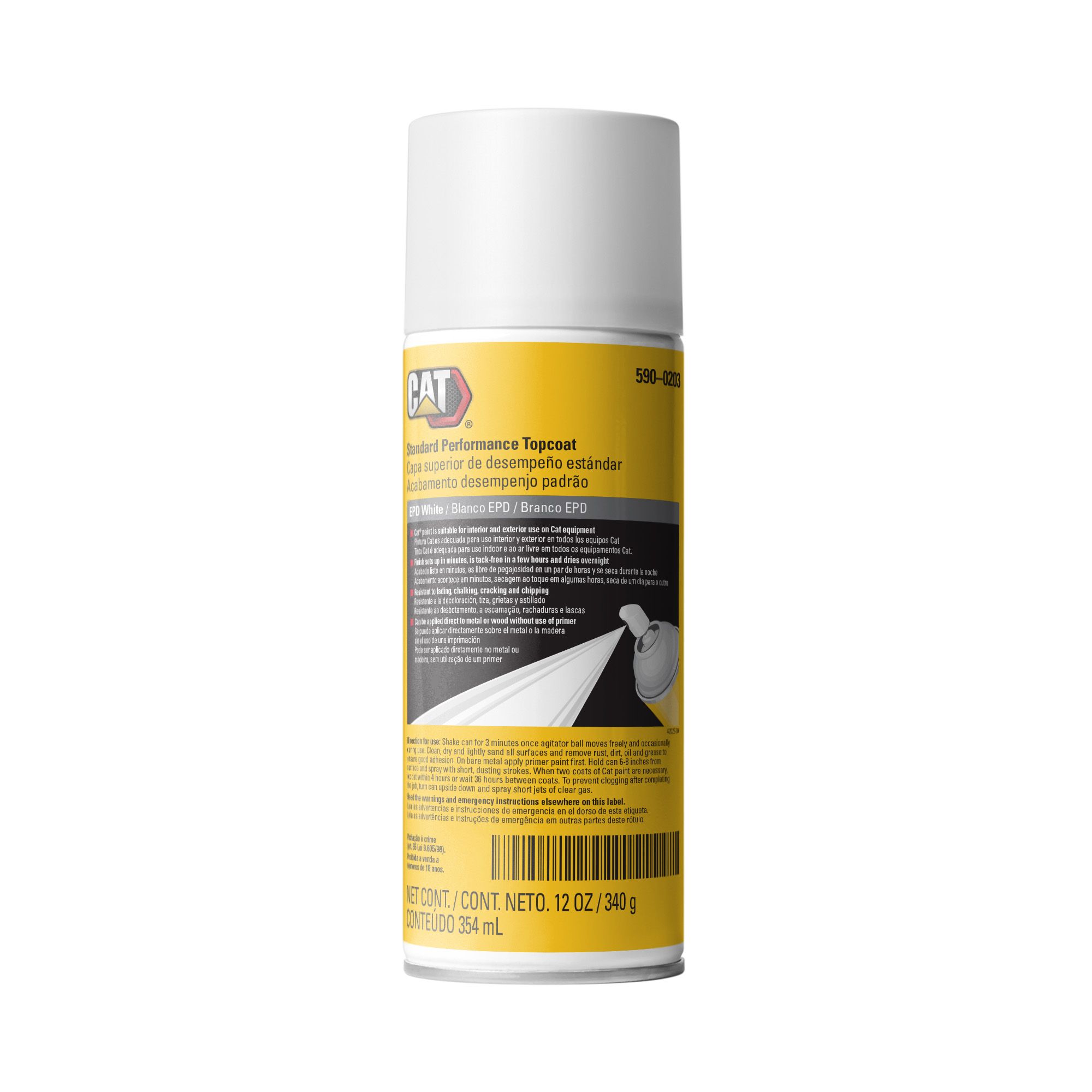 590-0203: Standard Performance Topcoat - EPD White | Cat® Parts Store