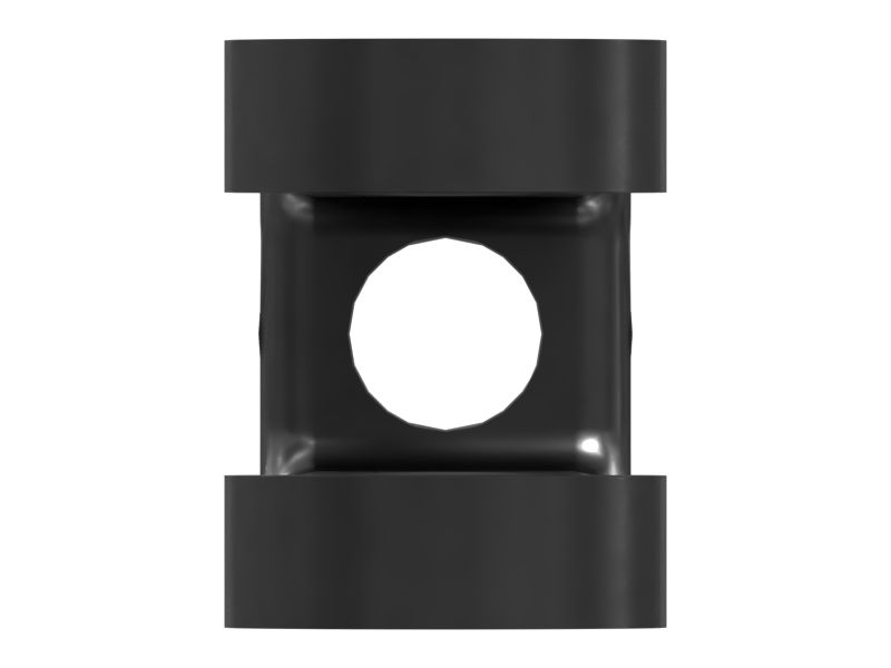8B-3768: 1/4-28" Threaded Steel Yoke Rod End | CATCorp