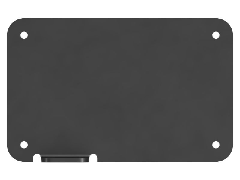 424-7512: 6mm Thick Grease Lines Mounting Plate | CATCorp