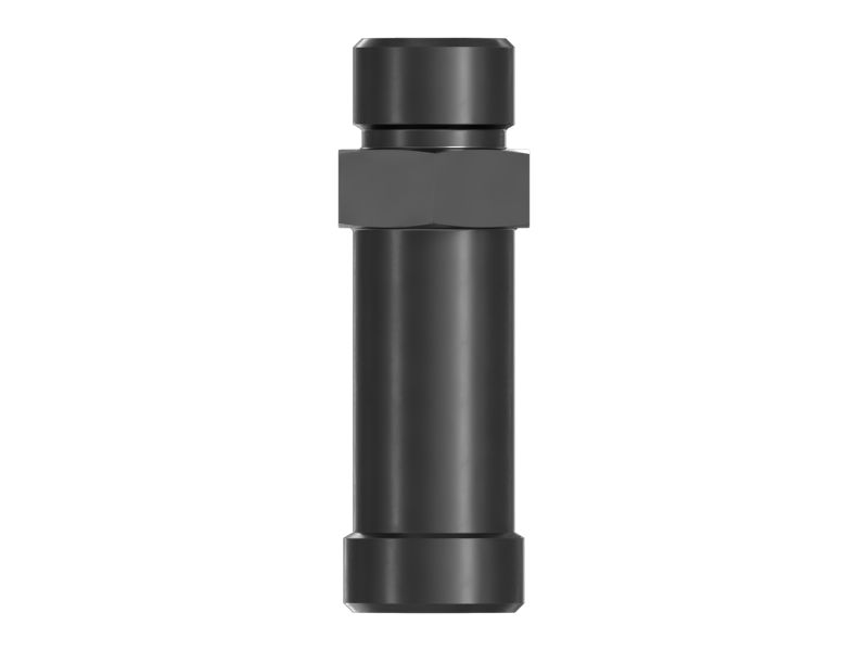 8T-9023: 31.75mm Hexagonal Plated Steel Straight Adapter | CATCorp