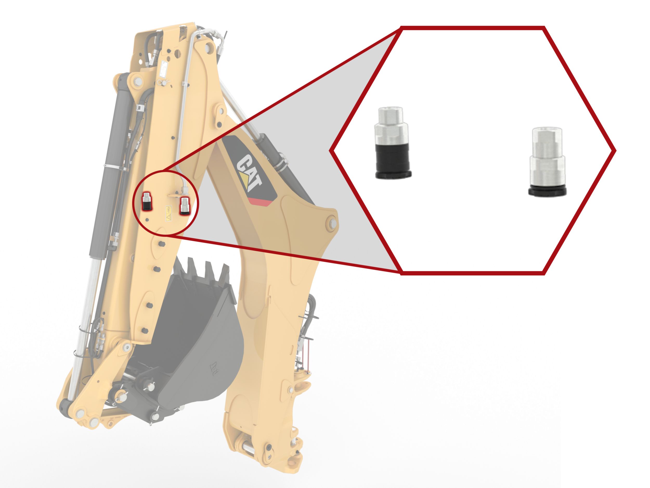 455-7380: Quick Disconnect kit, Loader | CATCorp
