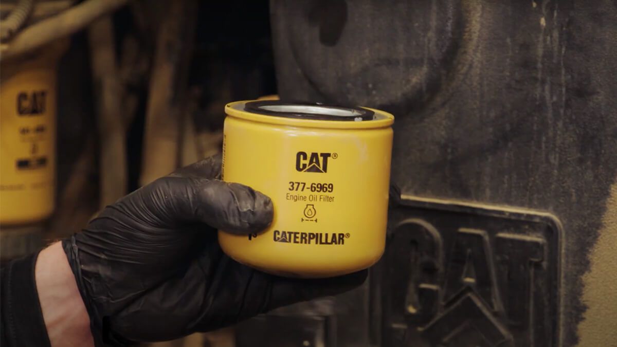 How to Change a Cat® Engine Oil Filter | Cat | Caterpillar