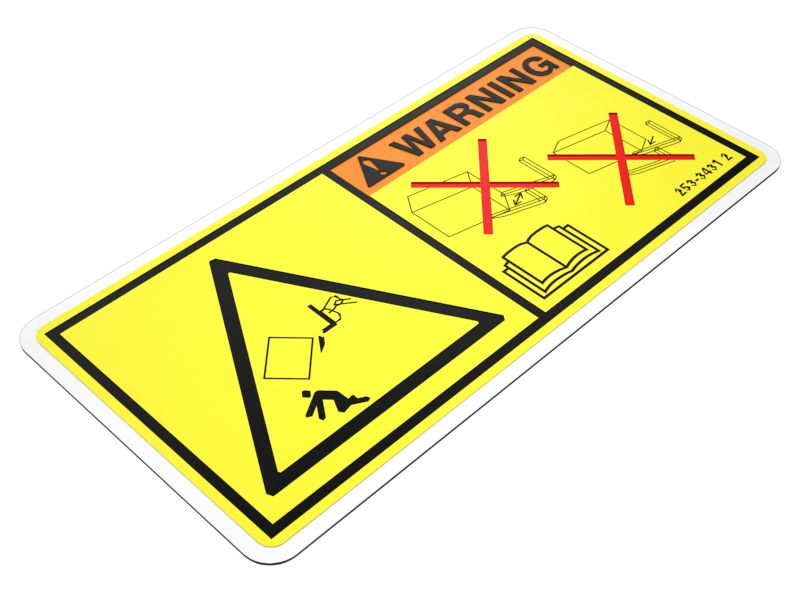 253-3431: Warning Instruction Film | CATCorp