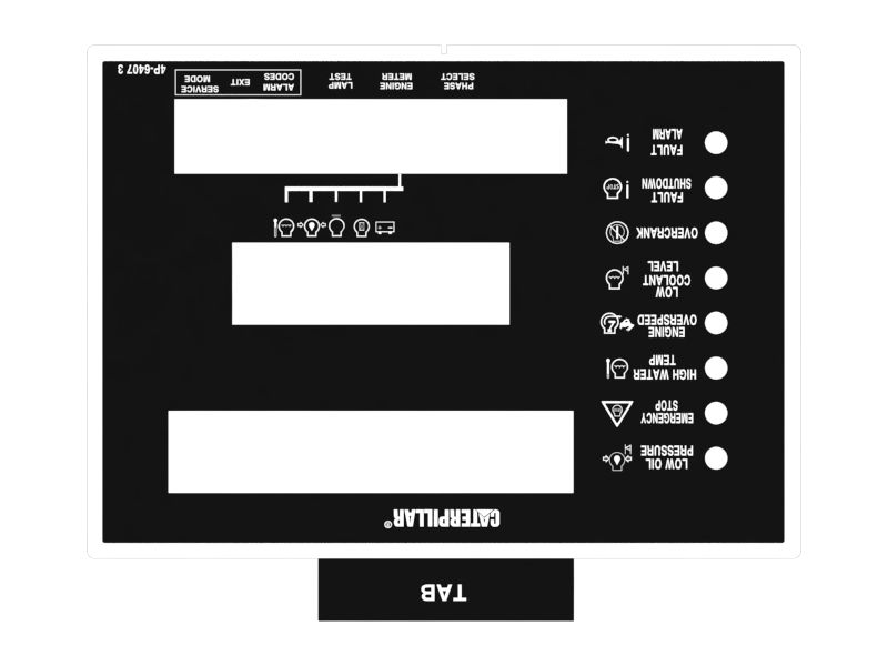 4P-6407: Electronic Modular Control Panel Film | CATCorp